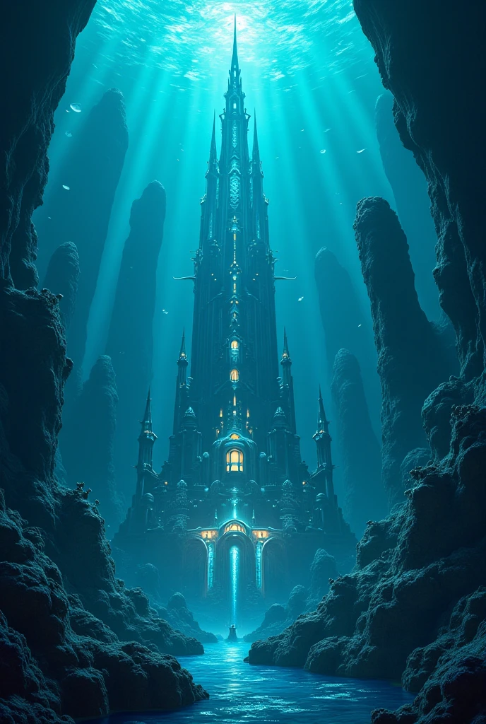 Atlantis secret place in the sea - SeaArt AI