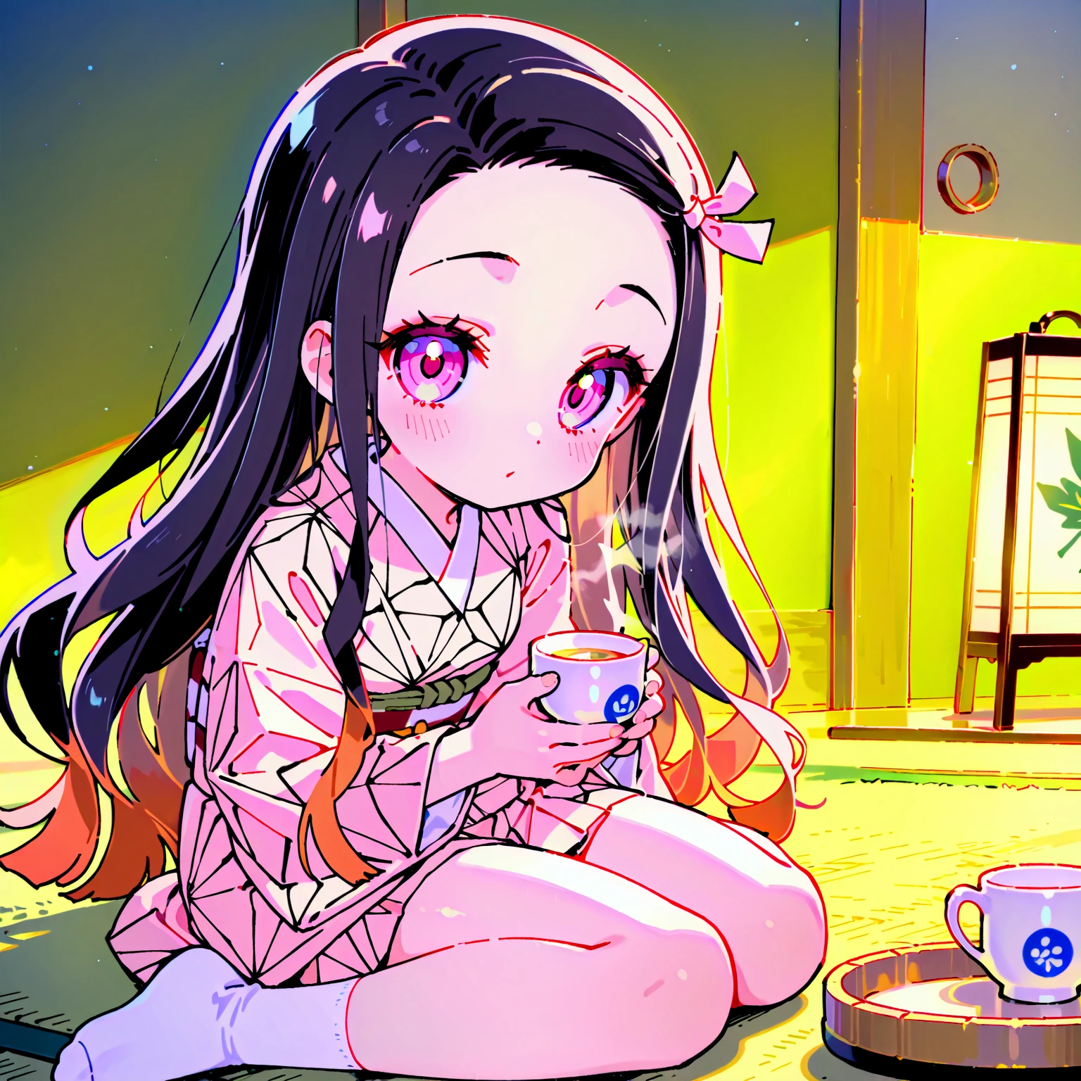 Masterpiece, pixiv award illustration, wonderful colors, (full body view - SeaArt AI