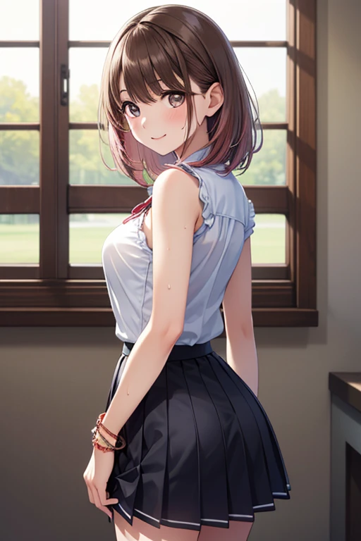 (pink hair、medium bob、red ribbon),( Wingman、Wing pink、Morimoto Momoko ...