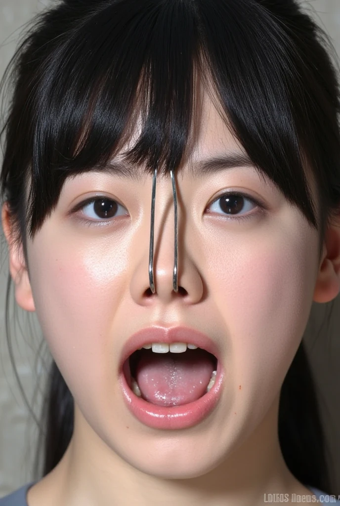 Masumoto_Kira Girlfriend ((the hook is hanging on the nose, Iron mouth ...