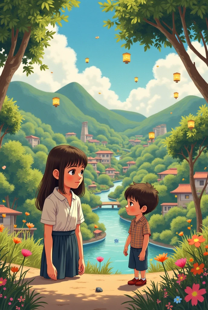 Adjust this image to the traditional Japanese animation style - SeaArt AI