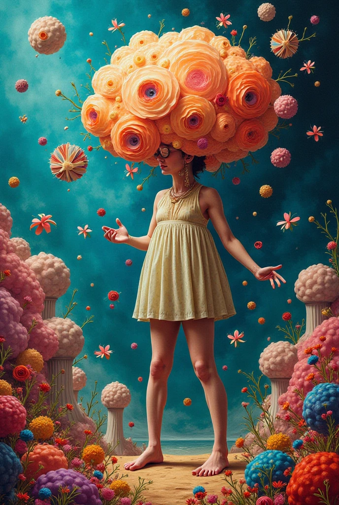 Surrealist art is a work that combines real and unreal elements - SeaArt AI