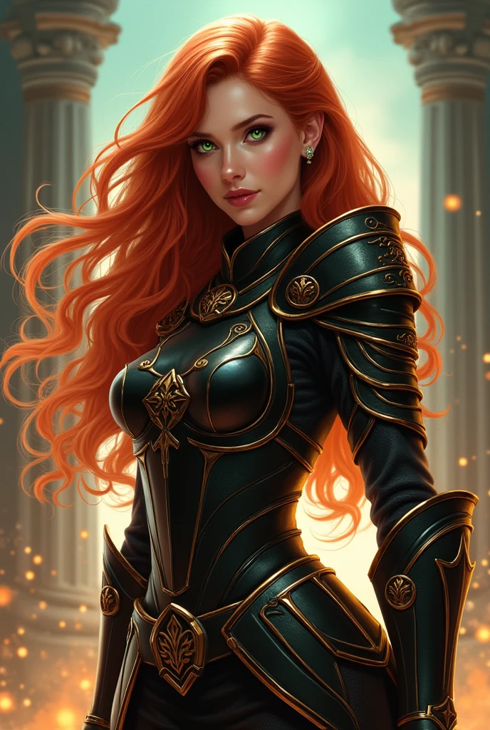 "Create a detailed digital painting of Lira Realis, a rebellious ...