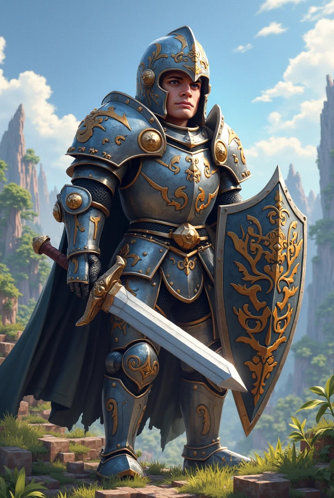 HeroKnight BonusX1_5 Minecraft Knight MinecraftKnight - SeaArt AI