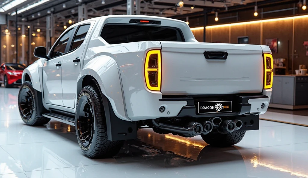 create an ultra-detailed 3D render (back left ) view, of a modern ...