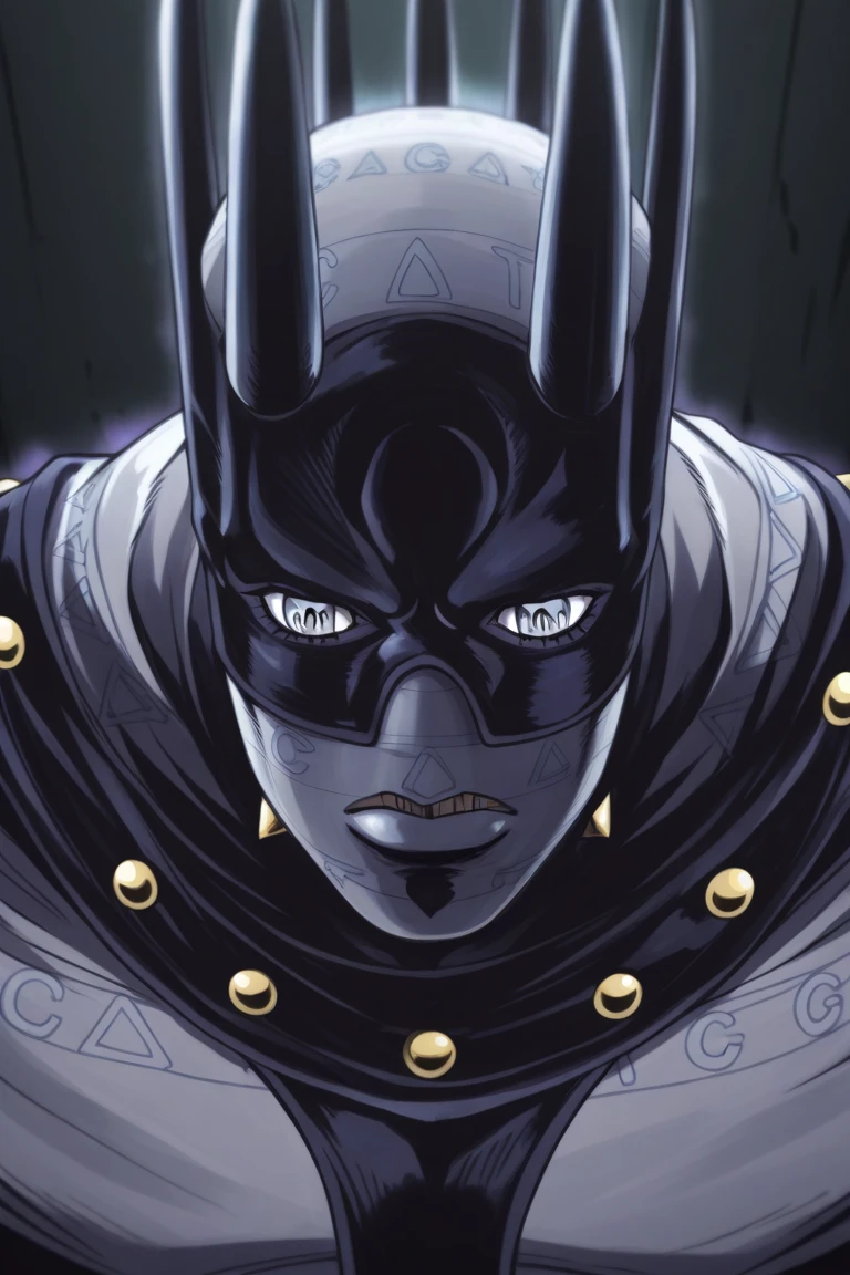 Keep Jojo bizarre adventure and his aesthetic in mind, create the image ...