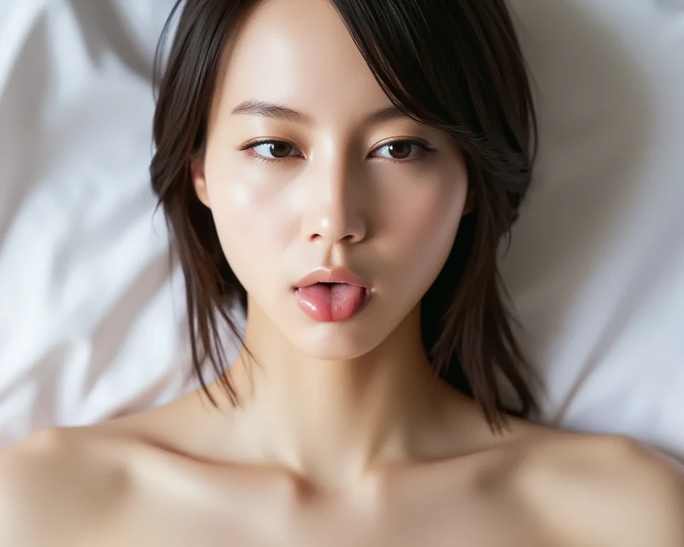 Female: Japanese, baby face, white skin)))), fine face, red skin - SeaArt AI