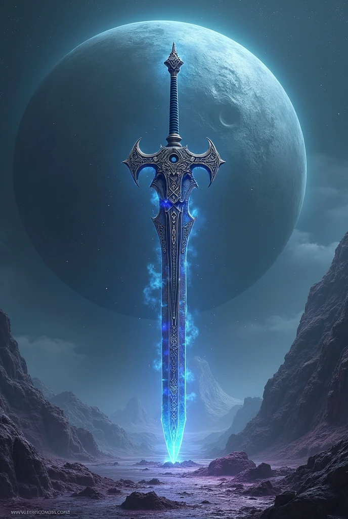 Cancer in Neptun as epic sword model - SeaArt AI
