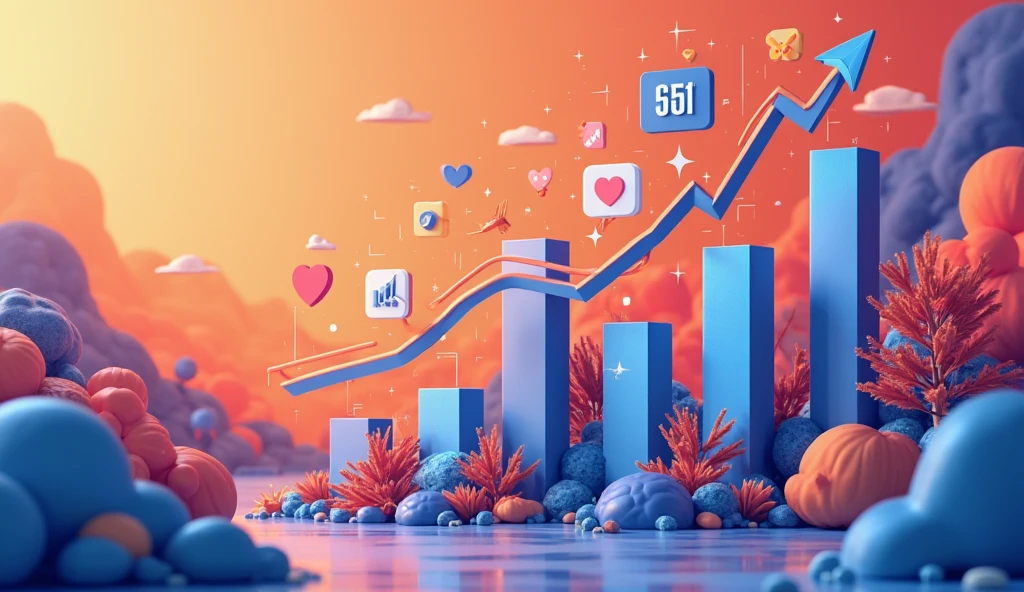 Create image about increase buff like fanpage on facebook this is a PR ...