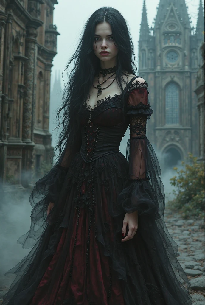 Gothic girl - SeaArt AI