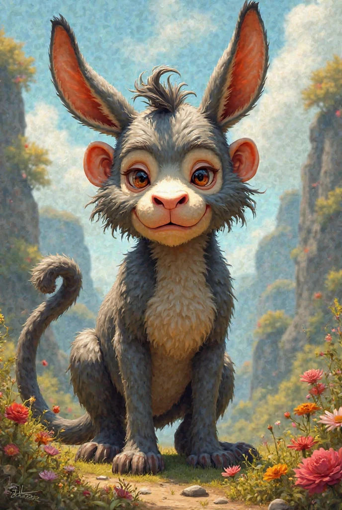 Donkey monkey with different backgrounds and style - SeaArt AI