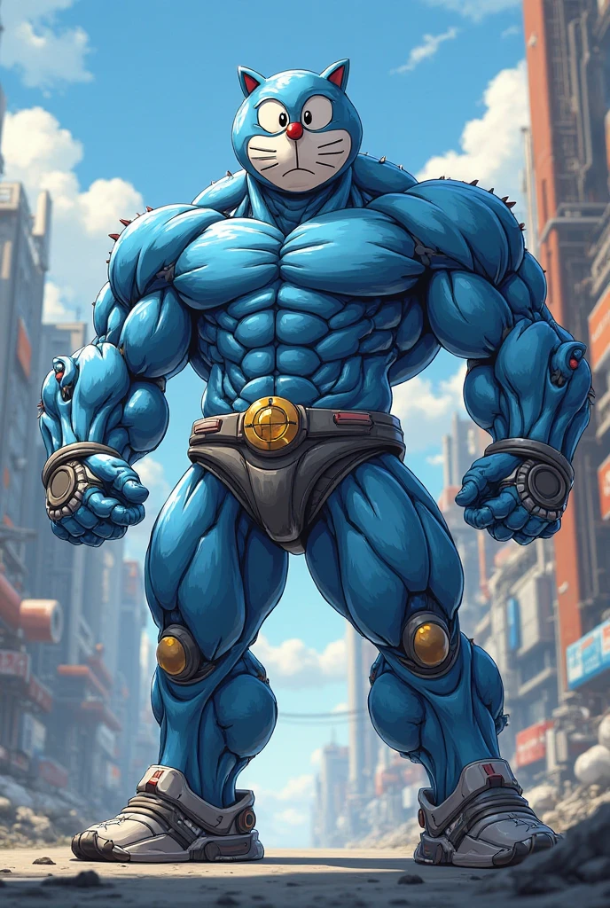 Doraemon muscle - SeaArt AI