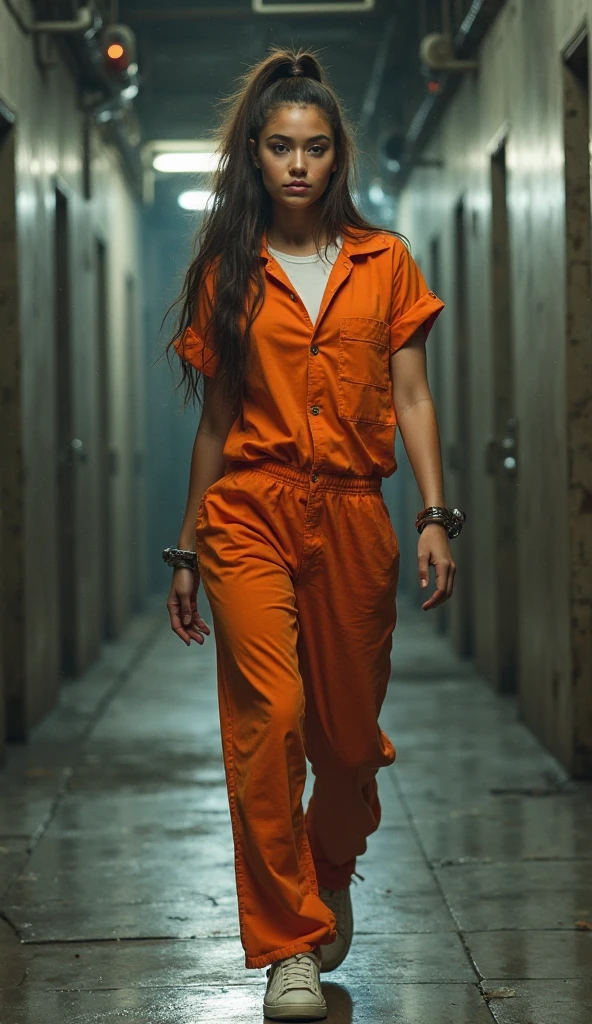 Create a hyper-realistic, full-body image of Ariana Grande as a ...