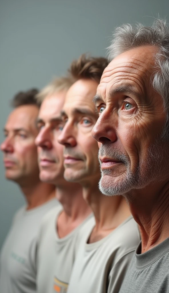 Ultra-realistic progression of human aging in a single person - SeaArt AI
