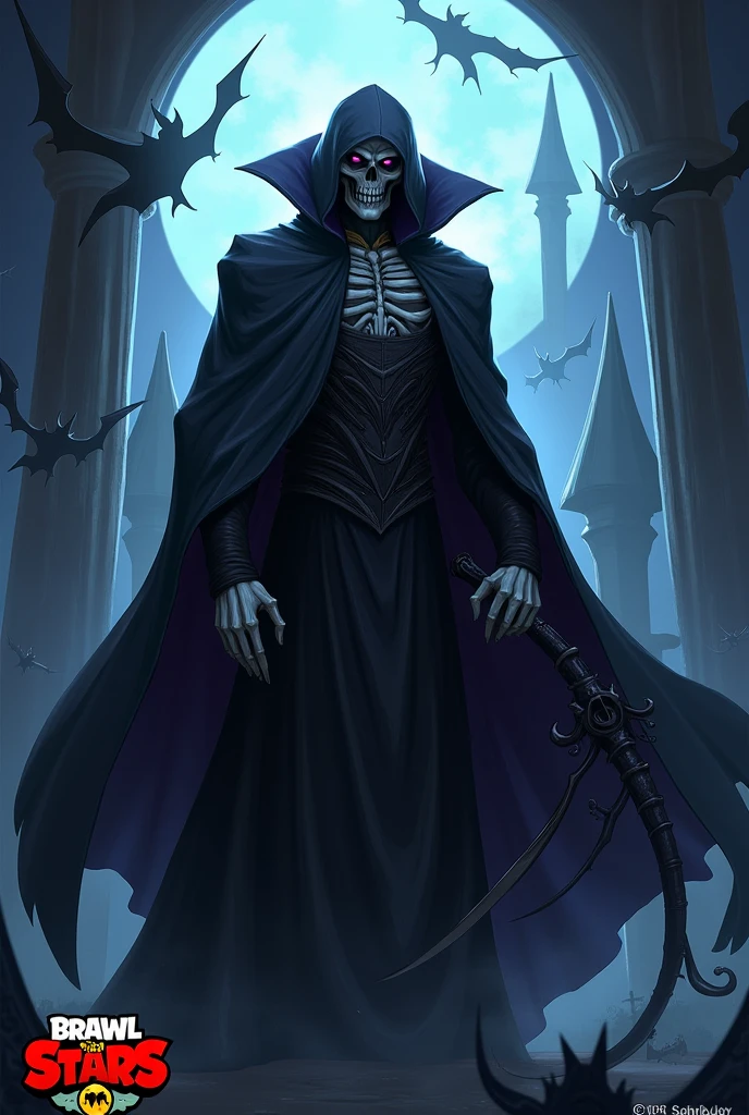 Cool photo of mortis from Brawl stars - SeaArt AI