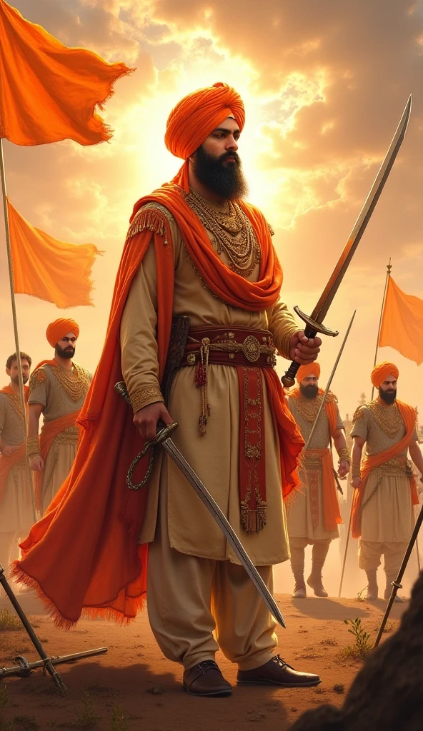 "The Immortal Saga of Valor and Sacrifice" Guru Gobind Singh Ji - SeaArt AI