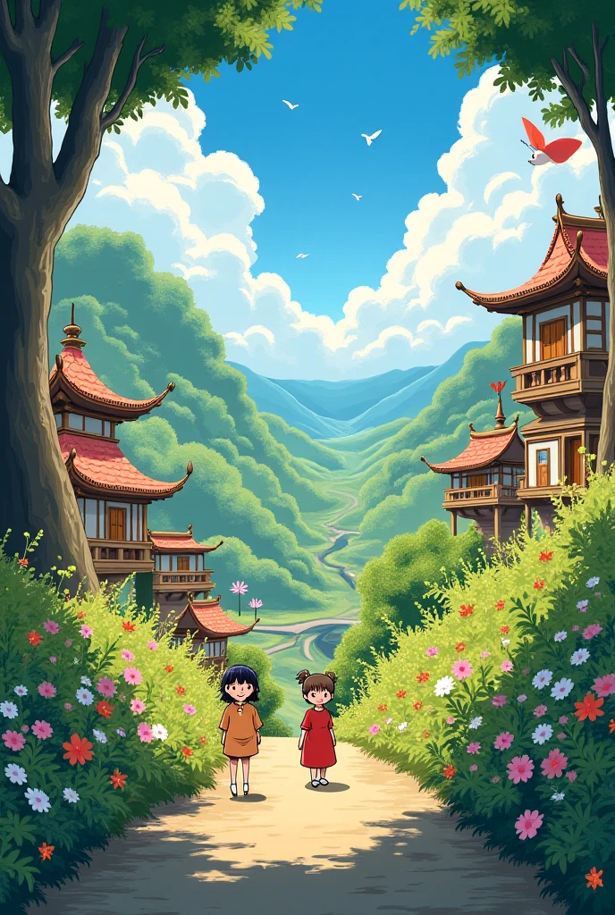 In Ghibli animation - SeaArt AI