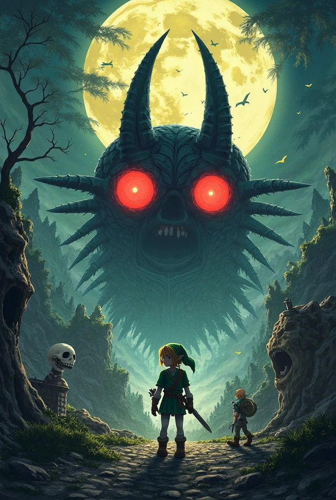 Wallpaper de zelda majora mask - SeaArt AI
