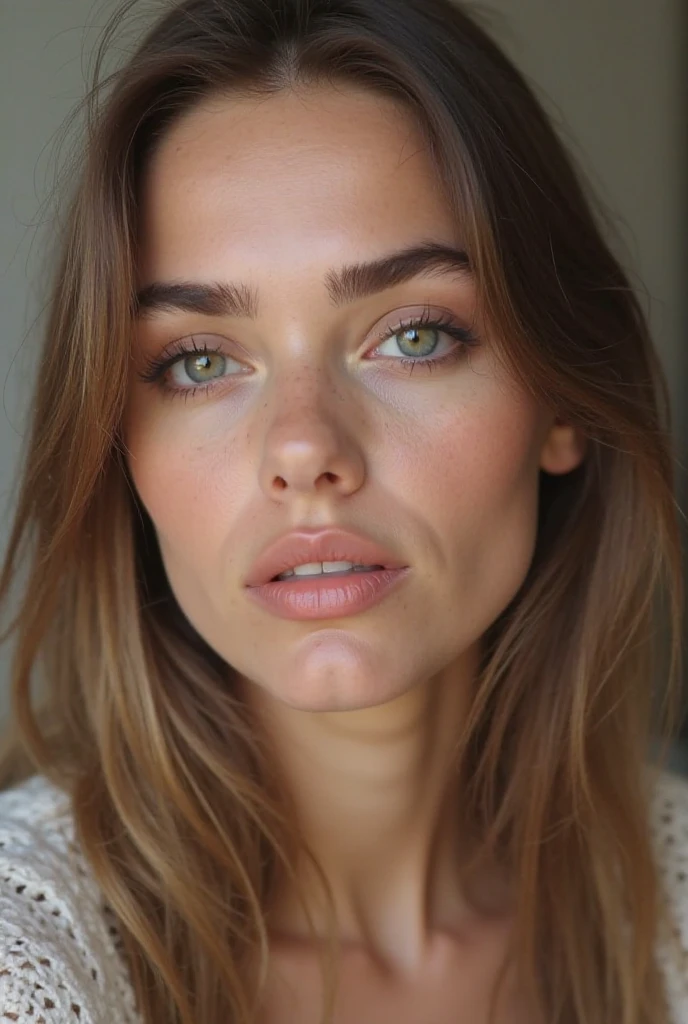 22-year-old European woman, oval face shape, thin almond eyes - SeaArt AI