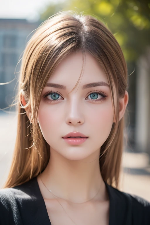 Ukrainian Women Photos . Face . Age 25, Sharp Chin , RAW photos - SeaArt AI