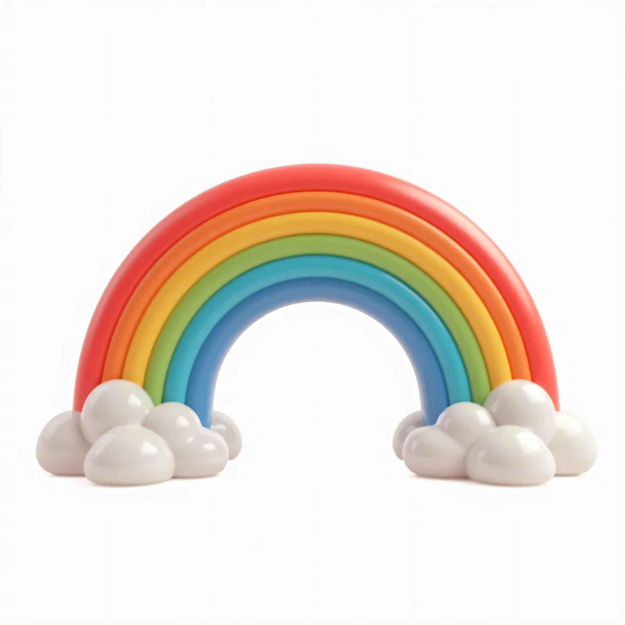There is a rainbow that is sitting on a table - SeaArt AI