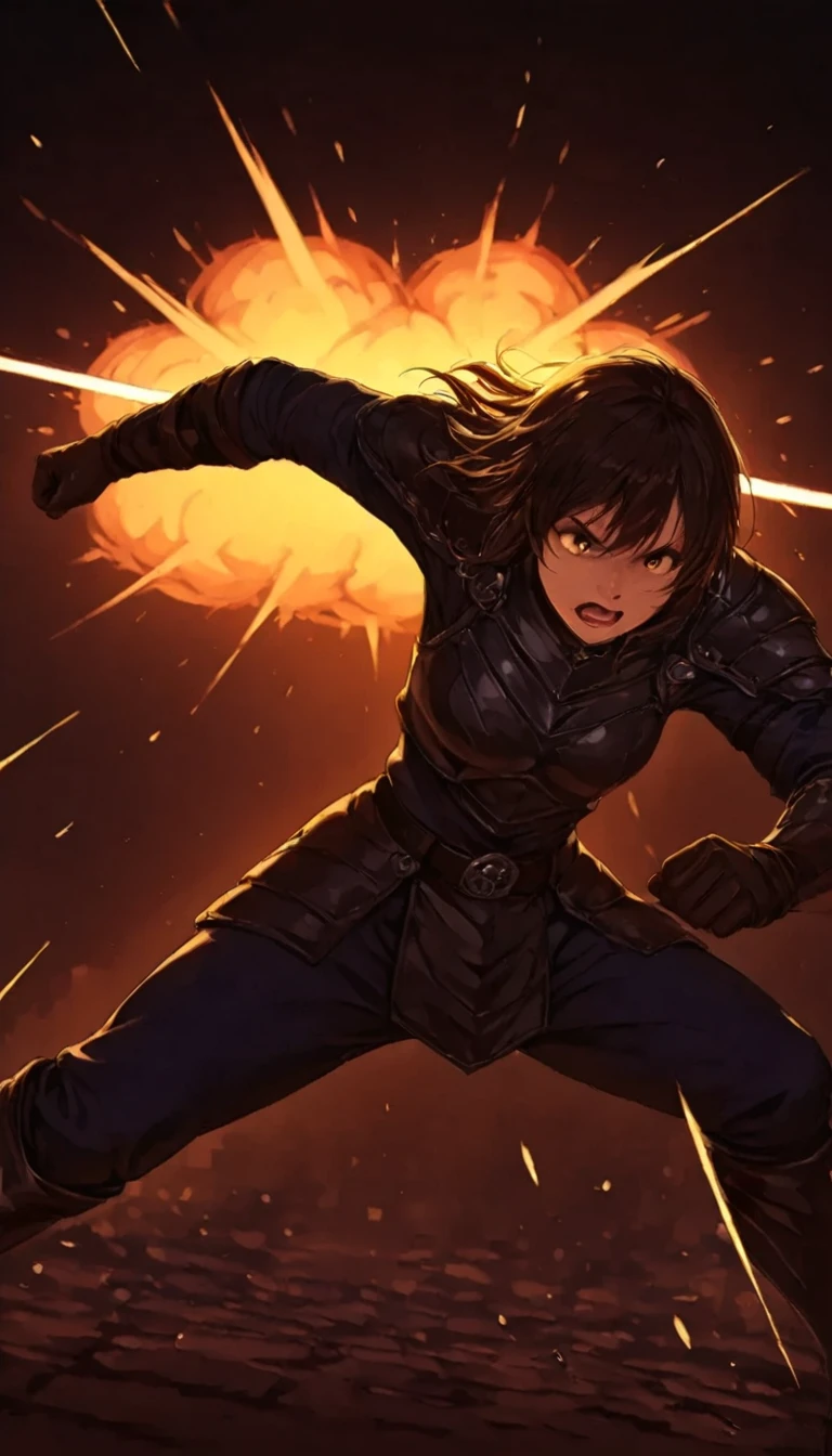 Brave warlord,Adorable Girl, Fierce Battles ,Defeating Evil,scene ...