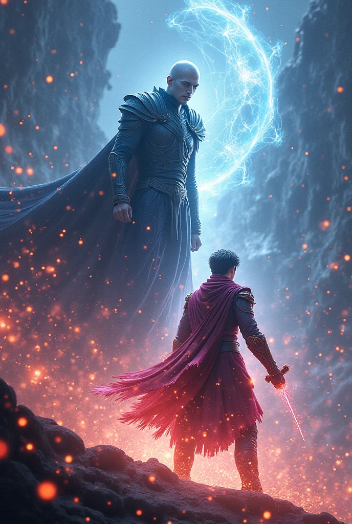 Gojo satori from a magical battle and son jin woo from raising the ...