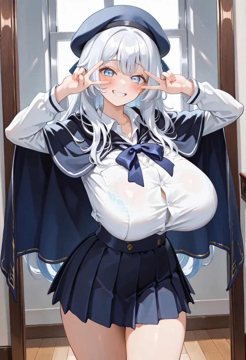 Masterpiece, best quality, 1woman, solo, (bule eyes, beautiful and fine eyes - SeaArt AI