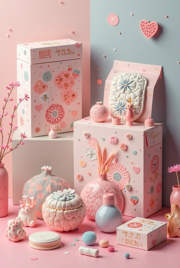 Serial package, delicate and kitschy design, practical and creative ...