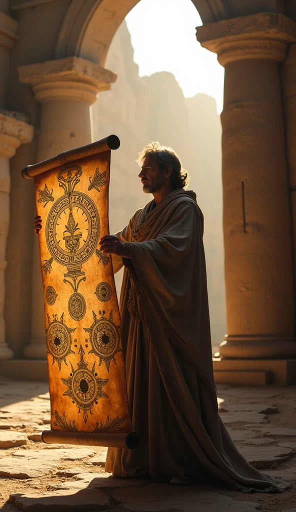 The tone should be epic, with a cinematic style , as if it were a scene ...