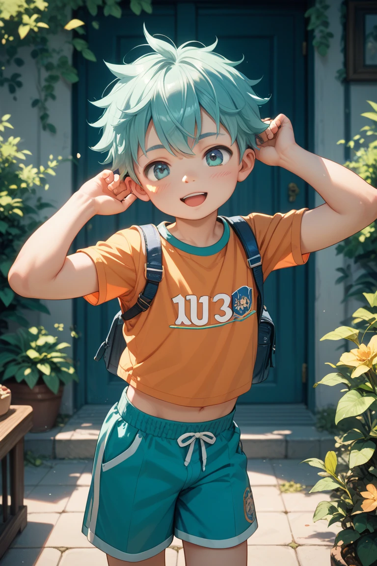 Pose cute Shota boy - SeaArt AI