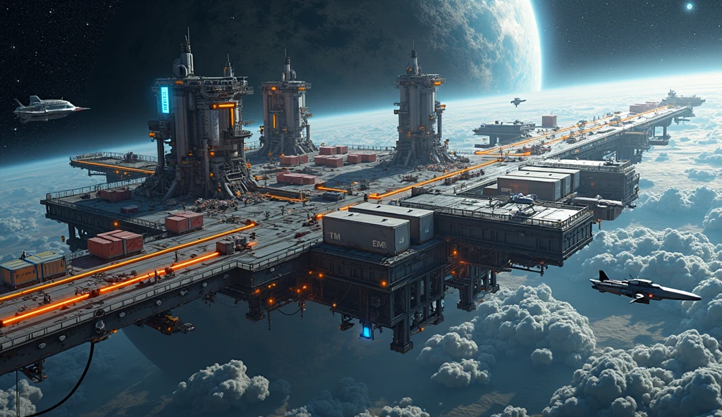 "A massive Predictive Supply Chain Optimization Facility in deep space ...