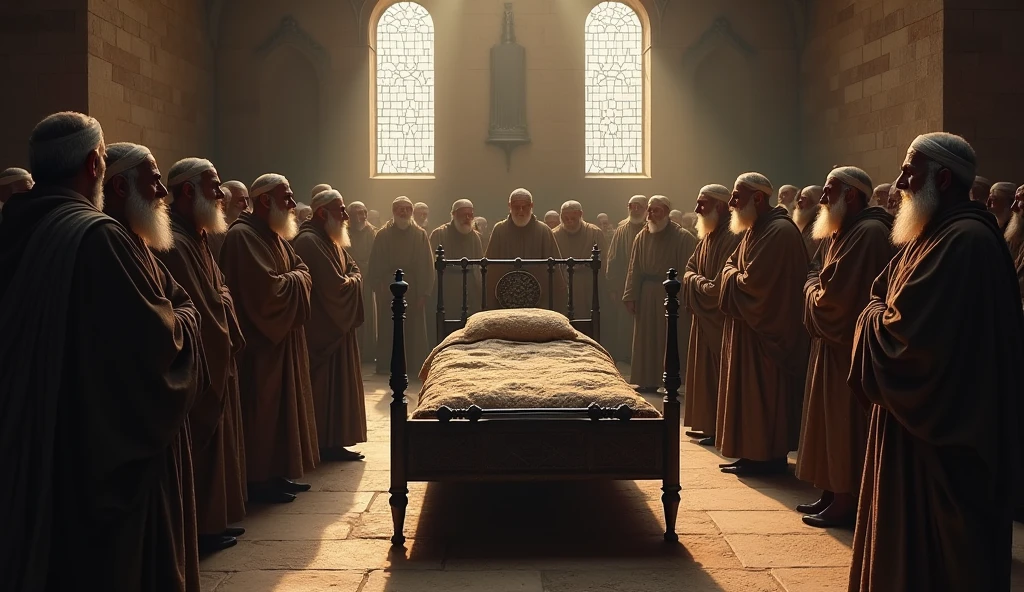 "Years later, Og's iron bed is displayed in the city of Rabbah - SeaArt AI
