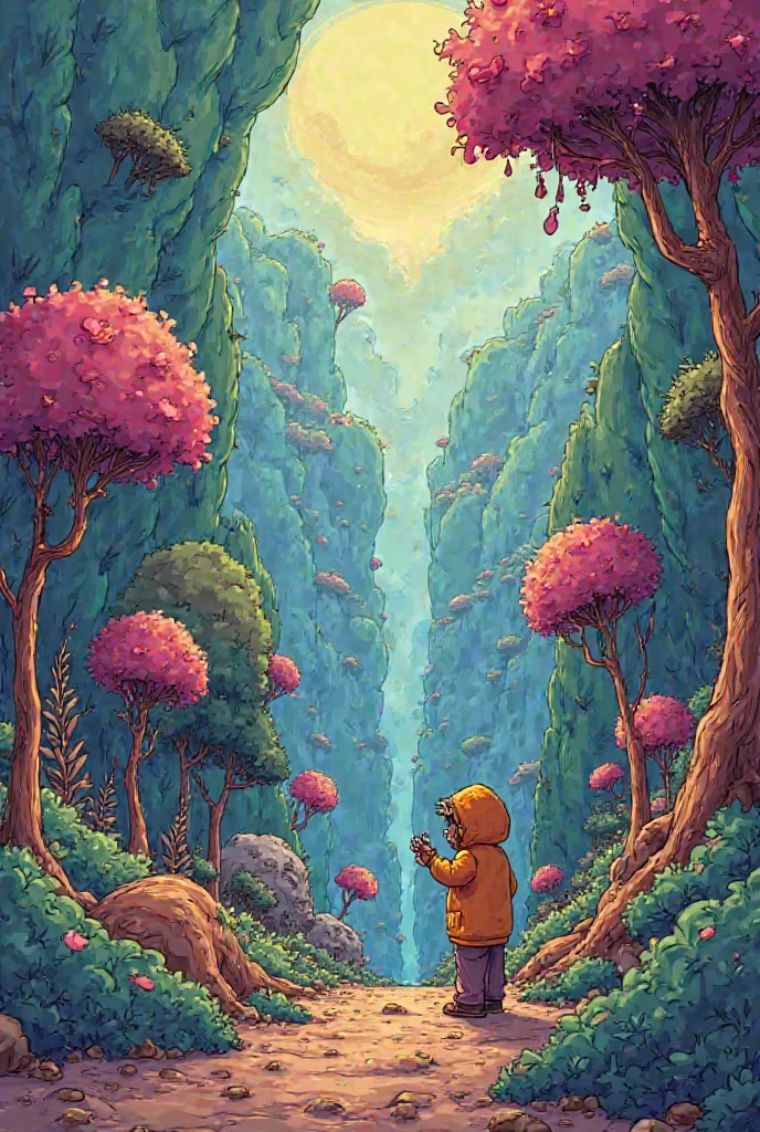 Create an image a comic, colorida, using the four conditionals zero ...