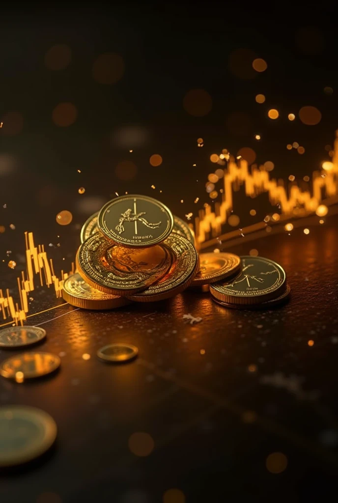 Can you create a forex themed image with a chart of ounce gold in ...