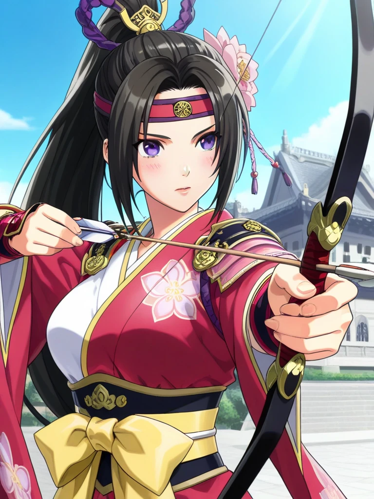 1girl, Inahime Sanada \(Samurai Warriors\) ((best quality:1.4 - SeaArt AI