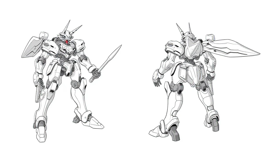 Mecha robot, isect, ippei gyoubou, Junya Ishigaki, 2d, concept art - SeaArt AI