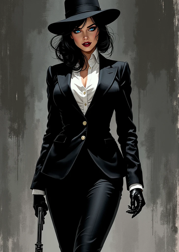 An extremely detailed comic book illustration of an extremely ...