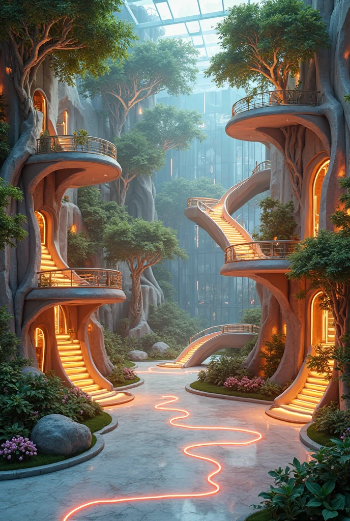 An isometric living room, ultra-imaginative indoor playground designed ...