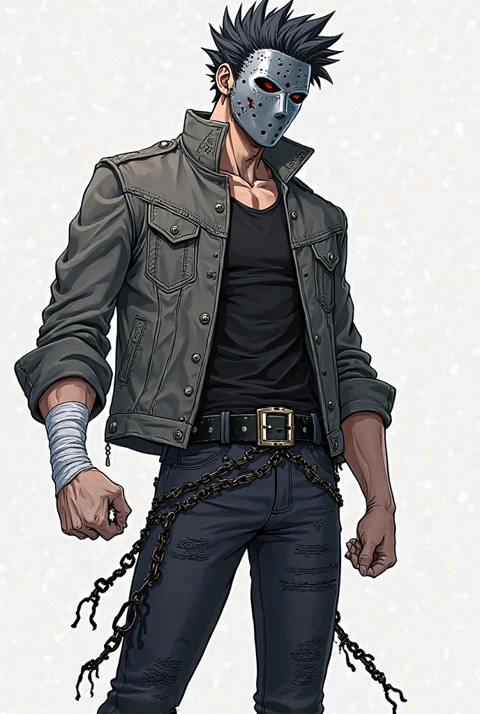 Riot has a fierce and imposing appearance, With short hair, peaked in a ...