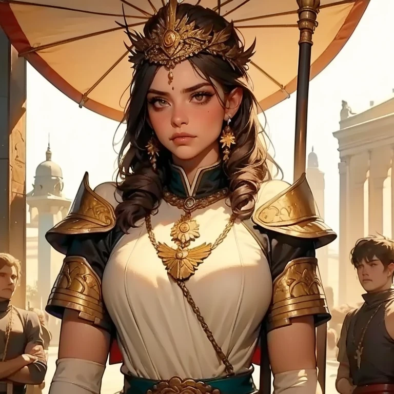 Experience the majesty of an Amazonian warrior in a photo that exudes ...