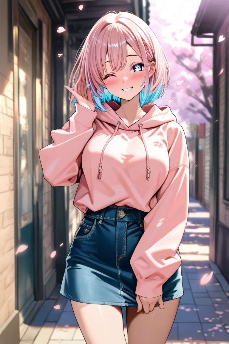 1 modern anime girl, (masterpiece:1.15), ultra-detailed 8K, - SeaArt AI