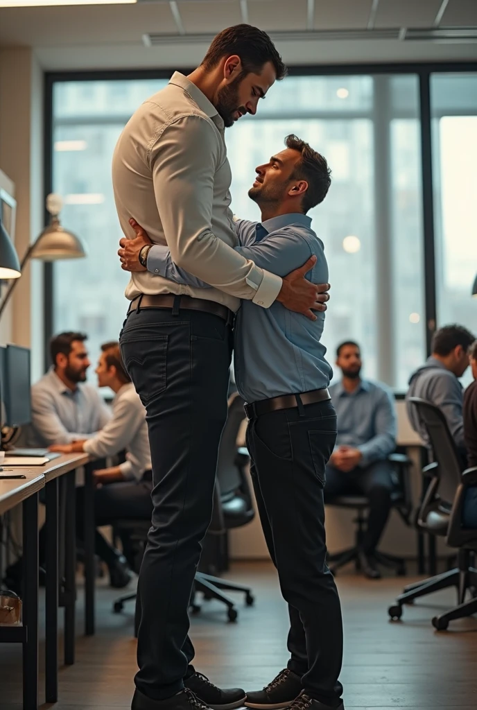 Very tall man , imenso, VERY long , very long legs, very muscular ...