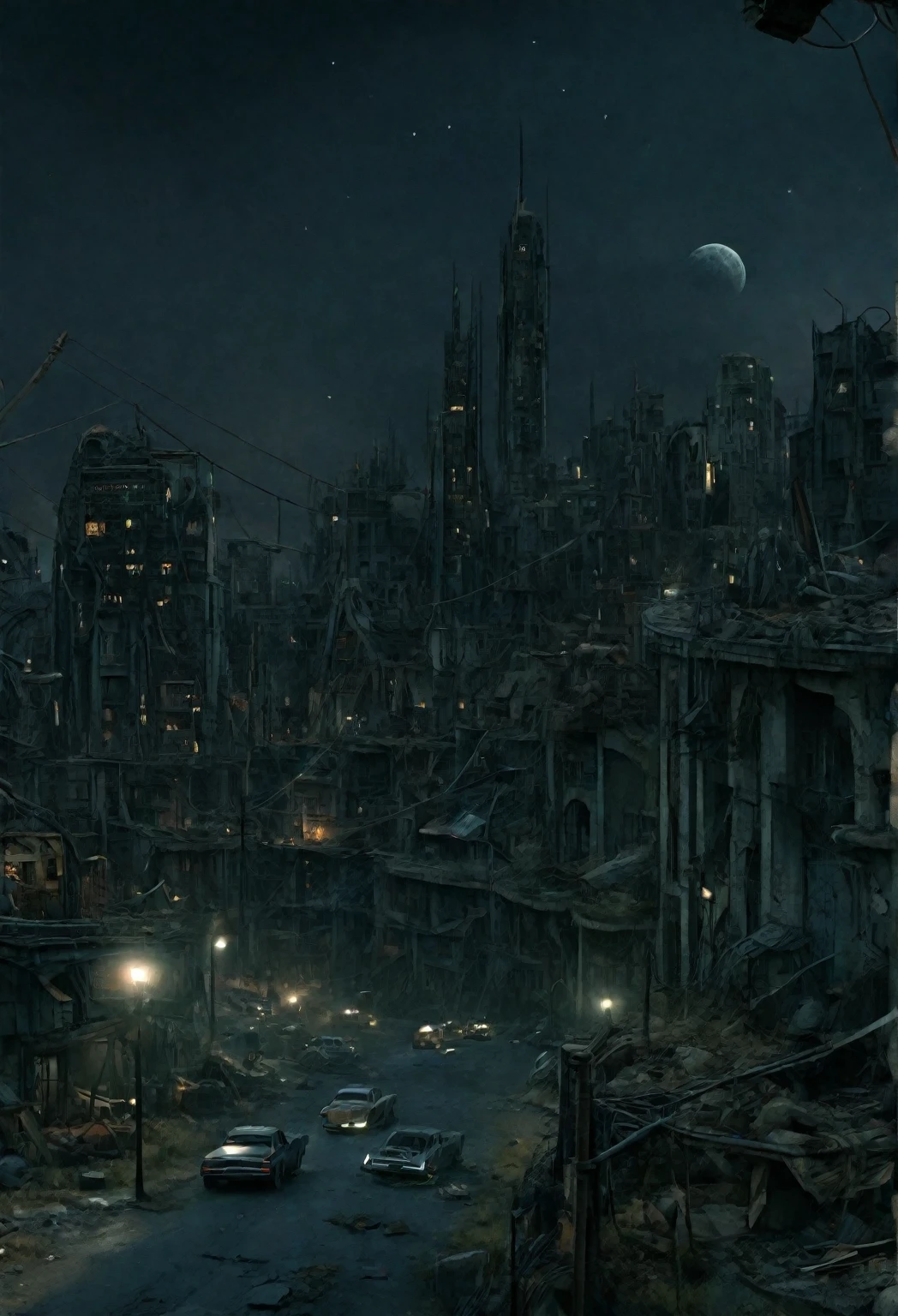 (best quality, highres, ultra sharp), magical, Post-Apocalyptic ...