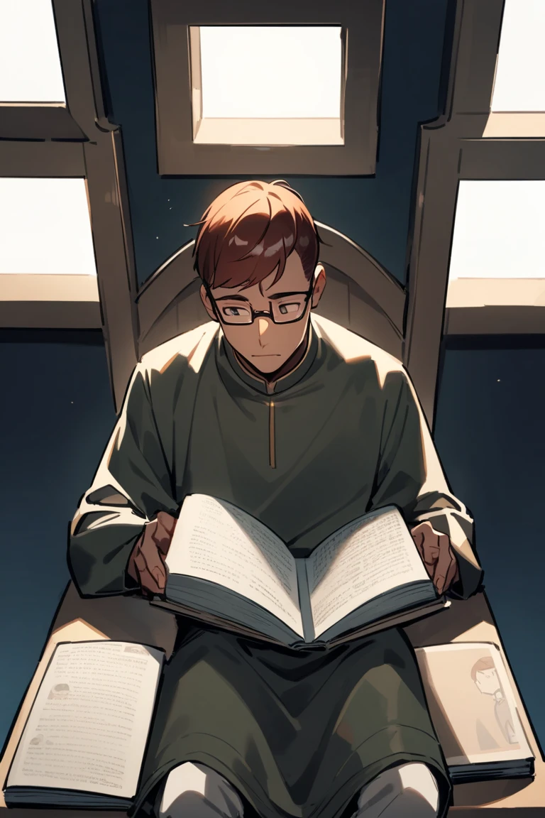 A soft-spoken boy, Ahmed, sitting at the first bench with his head ...