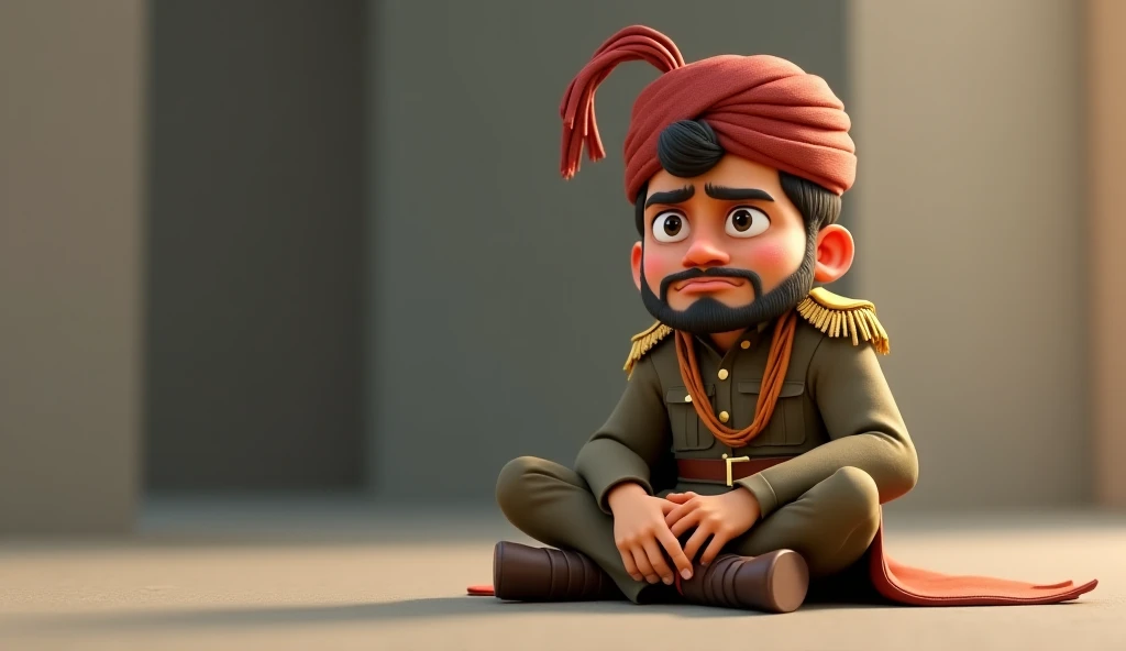 𝐀 𝐰𝐨𝐫𝐫𝐢𝐞𝐝 𝐩𝐚𝐤𝐢𝐬𝐭𝐚𝐧𝐢 𝐬𝐚𝐫𝐝𝐚𝐫 𝐦𝐞𝐧 𝐬𝐢𝐭𝐭𝐢𝐧𝐠 3d animated 𝐜𝐚𝐫𝐭𝐨𝐨𝐧 𝐜𝐡𝐚𝐫𝐚𝐜𝐭𝐞𝐫 ...