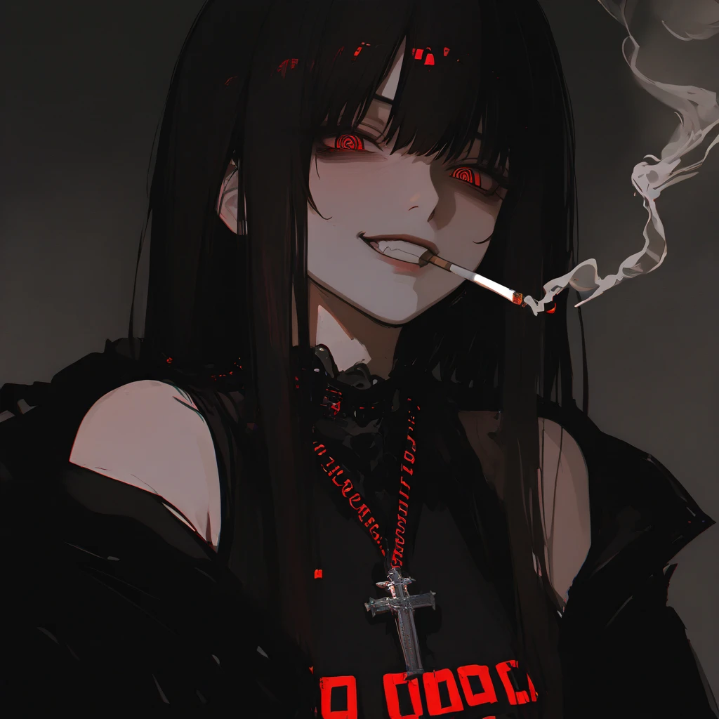 High quality binary style illustration,Dark Gothic visual elements - SeaArt AI