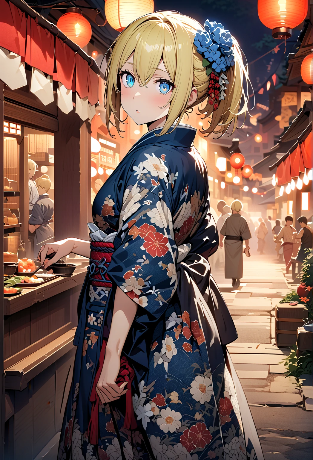 Eyes Wallenstein, Eyes Wallenstein,blond hair between eyes, headband ...