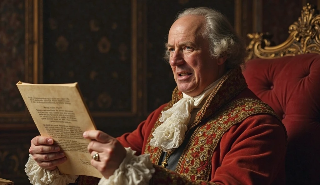 King George III Rejecting the Olive Branch Petition: A dramatic moment ...