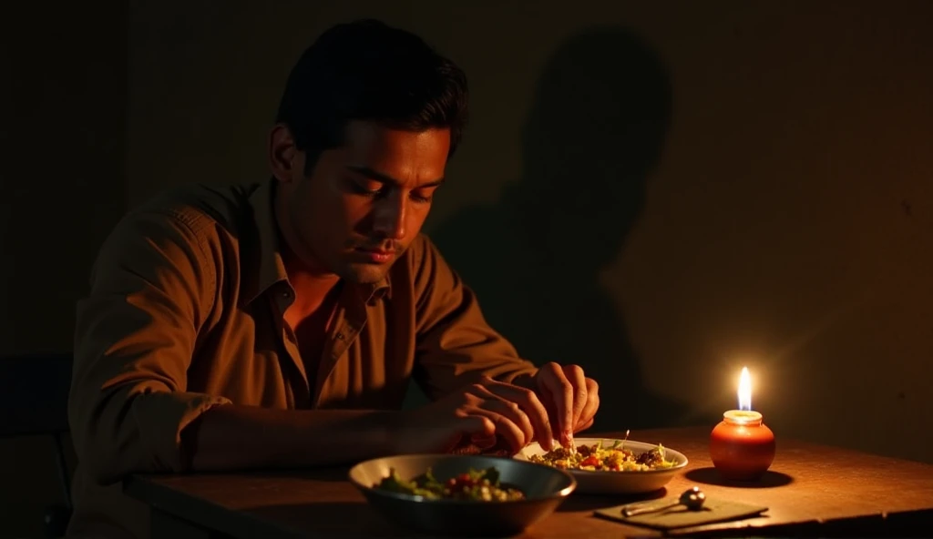 Sadiq quickly tried to shift Javed’s attention toward the food - SeaArt AI